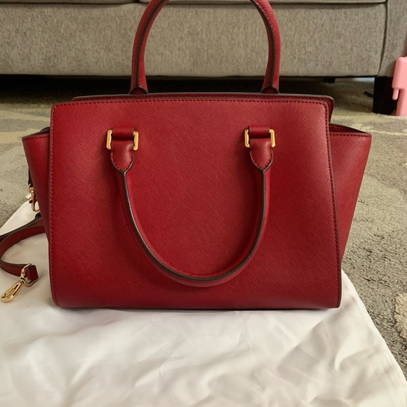 Michael Kors | Bags | Michael Kors Red Purse | Poshmark